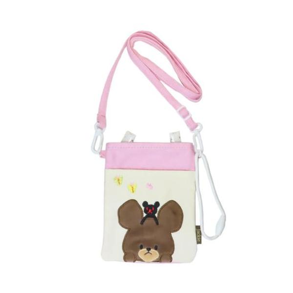 「スマホマルチケース」 くまのがっこう 絵本キャラクター スマホポーチ ショルダーポーチ ひょっこりジャッキー 可愛いサイズのポーチが登場！ちょっとしたお出かけに大活躍 ベストセラー絵本[the bear's school/くまのがっこう]...