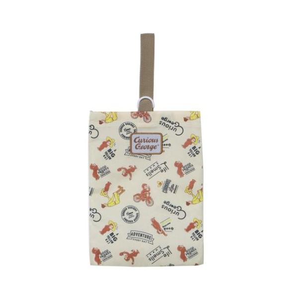 「シューズバッグ」 おさるのジョージ 絵本キャラクター 靴用バッグ シューズバック エブリデイライフ 新入学 新入園にぴったりな雑貨シリーズ 世界中で愛されている人気絵本[キュリアスジョージ/おさるのジョージ]のスクール雑貨シリーズこちらは...