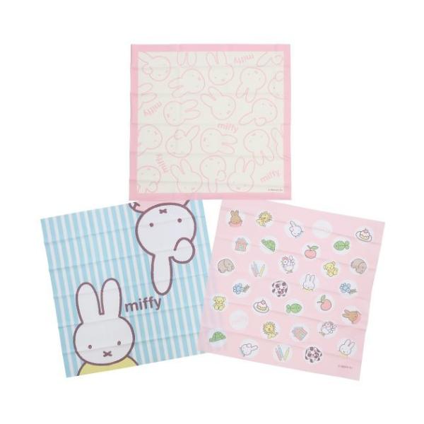 「メール便可」「ランチクロス」 ミッフィー ランチーフ 3枚セット ディックブルーナ ランチクロス 絵本キャラクター メリリー 丸眞 吸水速乾のランチクロスのお得な3枚セット ディックブルーナの人気絵本[miffyちゃん]グッズにまたまた可...
