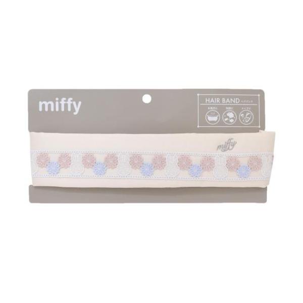 「ヘアアクセサリー」 ミッフィー ヘアアクセ ヘアバンド スウィートガーデン ディックブルーナ 丸眞 お風呂上りやスキンケア、メイクなどに便利なヘアバンド ディックブルーナの人気絵本[miffy/ミッフィーちゃん]グッズにまたまた可愛いne...