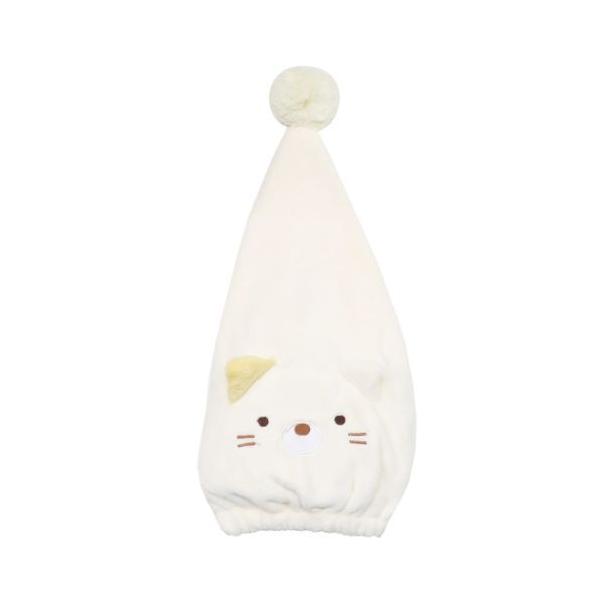 「メール便可」「キャップタオル」 すみっコぐらし グッズ キャップタオル キャラクター バラエティ ヘアドライタオル ねこキャップ サンエックス お風呂上りやプール後のヘアドライキャップに サンエックスの大人気キャラクター[すみっこぐらし]...