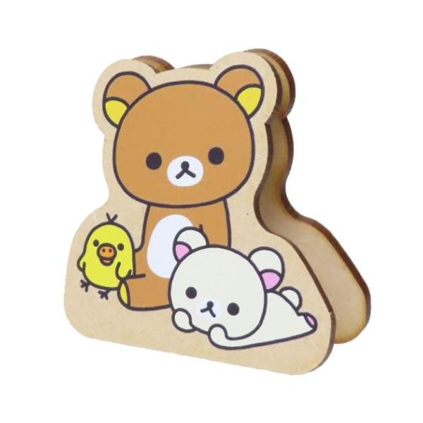 「クリップ マグネット」 リラックマ グッズ クリップ キャラクター ダイカットメモスタンド A なかよし サンエックス 備品やメモをかわいく挟んで サンエックスの大人気キャラクター[リラックマ]グッズにまたまた可愛いnewアイテム登場こち...
