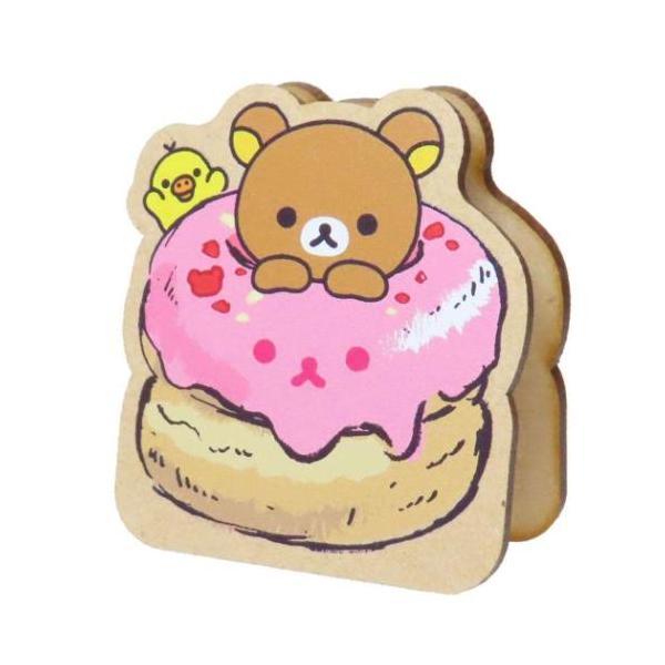 「クリップ マグネット」 リラックマ ダイカットメモスタンド クリップ B ドーナツ サンエックス キャラクター グッズ 備品やメモをかわいく挟んで サンエックスの大人気キャラクター[リラックマ]グッズにまたまた可愛いnewアイテム登場こち...