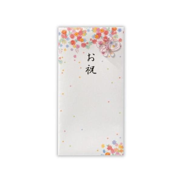 「熨斗袋」 祝儀袋 御祝 封筒 お祝フラワーシャワー3 日本ホールマーク 素敵な祝儀封筒に気持ちを込めて こちらは御祝い事全般に使用できる可愛い[祝儀封筒]白地に暖色の花々をあしらったデザインで幅広い相手に贈りやすい。中包み入りです。かわい...