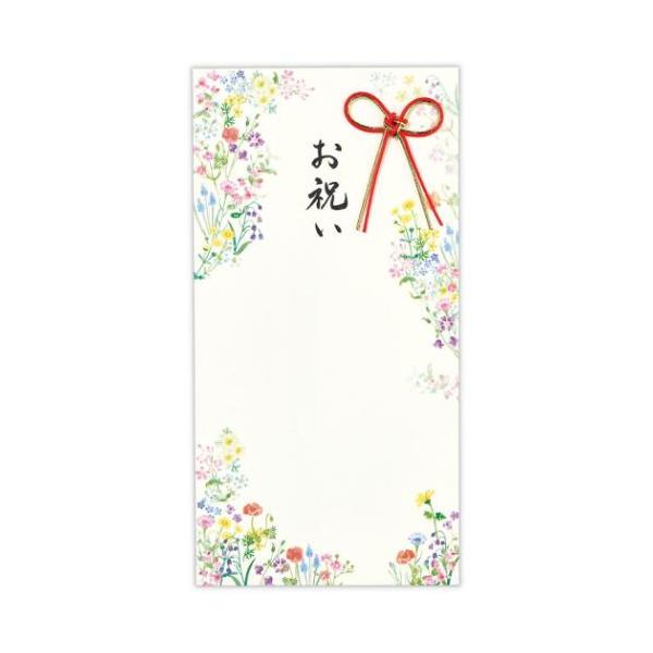 「熨斗袋」 祝儀袋 御祝 封筒 お祝いタイニーフラワー 日本ホールマーク 金封 祝い事全般 素敵な祝儀封筒に気持ちを込めて こちらは御祝い事全般に使用できる可愛い[祝儀封筒]細やかに描き込まれた色とりどりの花々が華やかなデザインです。小さな...