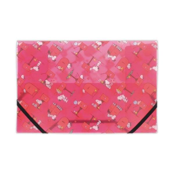 「A4クリアファイル」 スヌーピー クリアフォルダ A5 ピーナッツ クリアファイル キャラクター Happiness is Red POST 日本ホールマーク 赤いポストにワクワクを詰めて 「Happiness is Red　スヌーピーの...