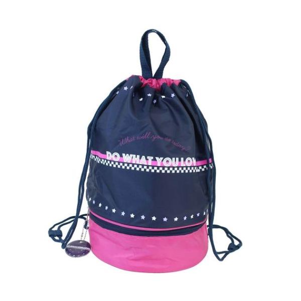 「プールバッグ」 プールバッグ ボンサックビーチバッグ 2層 チェッカーライン ニシオ 海プール サマーレジャー用品 女の子 海やプールはもちろん、キャンプ等の時にも大活躍のビーチバッグ トレンド感満載のプールバッグシリーズこちらはプールや...