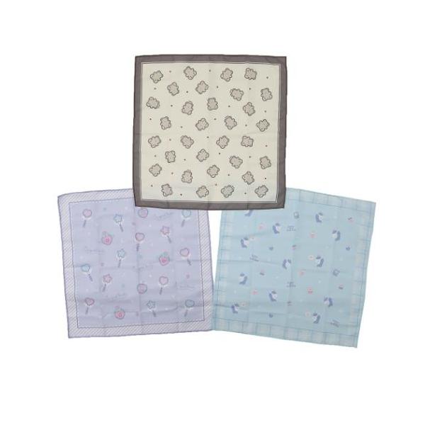 「ランチクロス」 ランチーフ 3Pランチクロス ユニ クマ ステッキ ニシオ 入園新学期準備雑貨 新入学 新入園にぴったりなスクール雑貨シリーズ 入園 入学にぴったりなタオルシリーズこちらはお弁当箱などを包むことやランチョンマットとしても使...