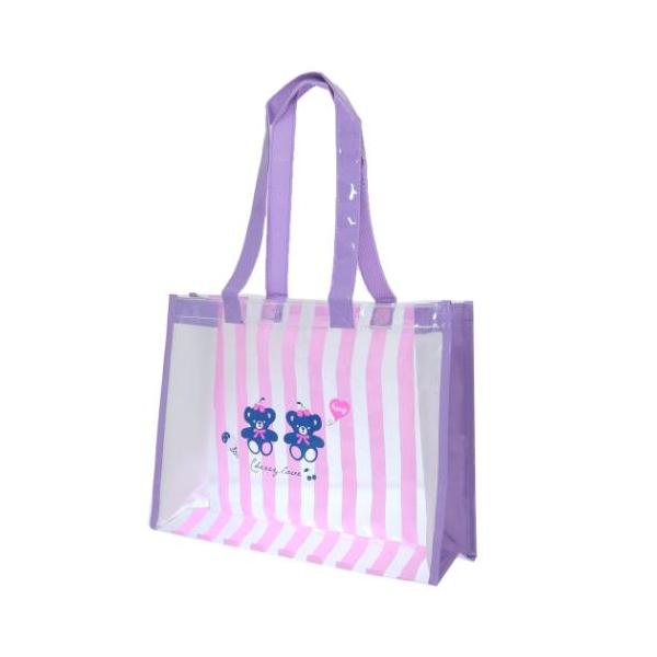 「プールバッグ」 プールバッグ トートビーチバッグ くま ニシオ 海プール サマーレジャー用品 海やプールはもちろん、キャンプ等の時にも大活躍のビーチバッグ トレンド感満載のプールバッグシリーズこちらは夏の定番アイテム[ビニールトートバッグ...