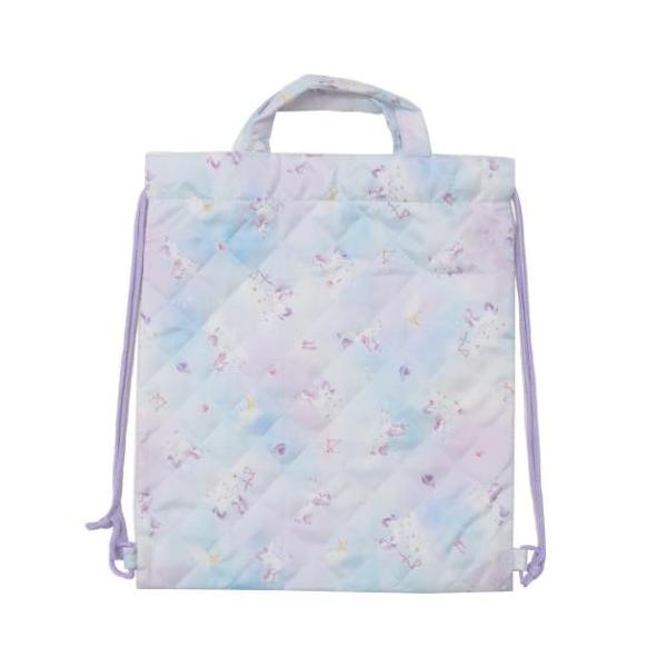 「ナップサック」 ナップサック キルトナップサック ユニコーン 新入学 ニシオ 新学期準備雑貨 新入学 新入園にぴったりなスクール雑貨シリーズ 入学 新学期にぴったりなスクール雑貨シリーズこちらは2wayで使える[キルトナップザック]トート...