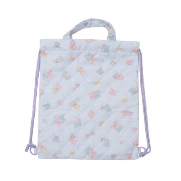 「ナップサック」 ナップサック キルトナップサック くま 新入学 ニシオ 新入学 新入園にぴったりなスクール雑貨シリーズ 入学 新学期にぴったりなスクール雑貨シリーズこちらは2wayで使える[キルトナップザック]トートバッグとして使っても良...