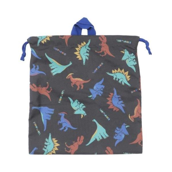 「巾着袋」 巾着袋 ジャージケース 巾着L 恐竜 新入学 ニシオ 新学期準備雑貨 新入学 新入園にぴったりなスクール雑貨シリーズ 入学 新学期にぴったりなスクール雑貨シリーズこちらは定番人気アイテム[ジャージケース]体操服を入れたり使い方い...