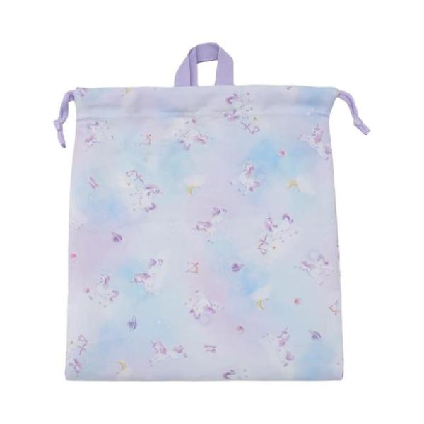 「巾着袋」 巾着袋 ジャージケース 巾着L ユニコーン 新入学 ニシオ 新学期準備雑貨 新入学 新入園にぴったりなスクール雑貨シリーズ 入学 新学期にぴったりなスクール雑貨シリーズこちらは定番人気アイテム[ジャージケース]体操服を入れたり使...