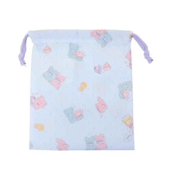 「巾着袋」 巾着袋 ミニ巾着 巾着S くま 新入学 ニシオ 新学期準備雑貨 新入学 新入園にぴったりなスクール雑貨シリーズ 入学 新学期にぴったりなスクール雑貨シリーズこちらはとっても可愛い[巾着袋]コップ入れや歯ブラシ入れなどいろいろ使え...