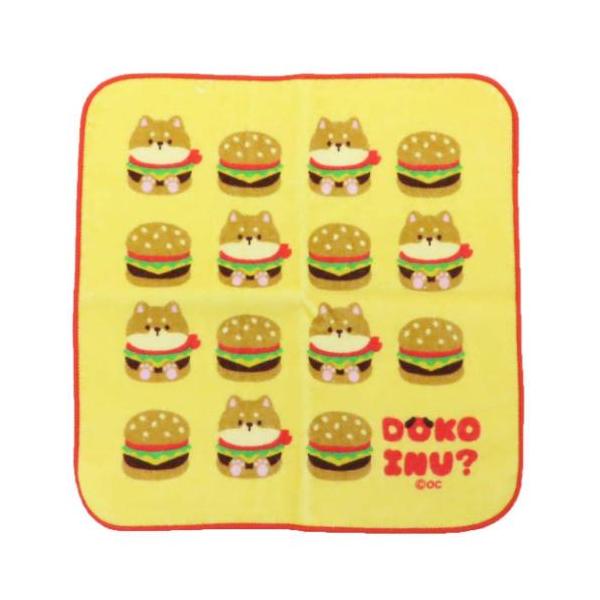 「ハンドタオル」 ハンカチタオル DOKO INU? ミニタオル オクタニ ドコイヌ ハンバーガー グッズ 柔らかい手触りで使いやすいサイズ 毎日が楽しくなるキュートなZAKKAシリーズこちらは可愛らしい[ミニタオル]肌触り＆吸水性もバツグ...