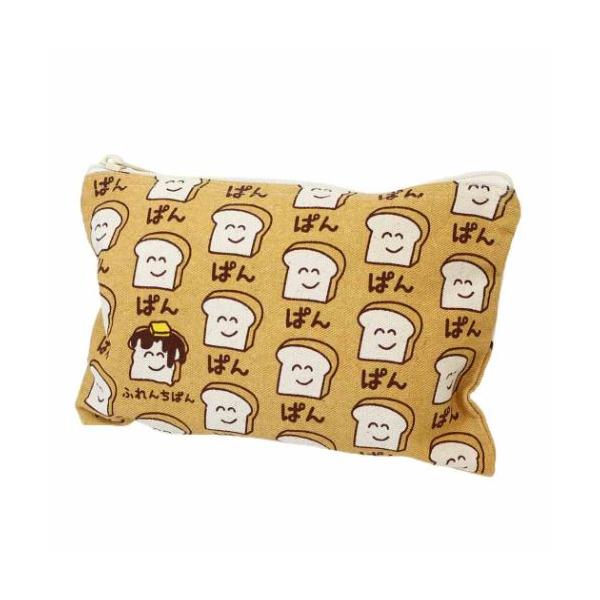「コスメポーチその他」 おえかきさん グッズ コスメポーチ 小物入れ ペンケース モバイルポーチ キャンバス フラットポーチ ぱんさん！ トラベルポーチとしてもおすすめ  使い勝手抜群の平ポーチ 毎日が楽しくなるキュートなZAKKAシリーズ...