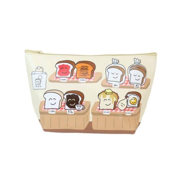 「メール便可」「コスメポーチその他」 おえかきさん コスメポーチ PUレザーポーチ いろいろなぱんさん オクタニ 人気のおえかきさんシリーズにかわいいPUレザーポーチ登場 毎日が楽しくなるキュートなZAKKAシリーズ こちらは大人気のおえか...