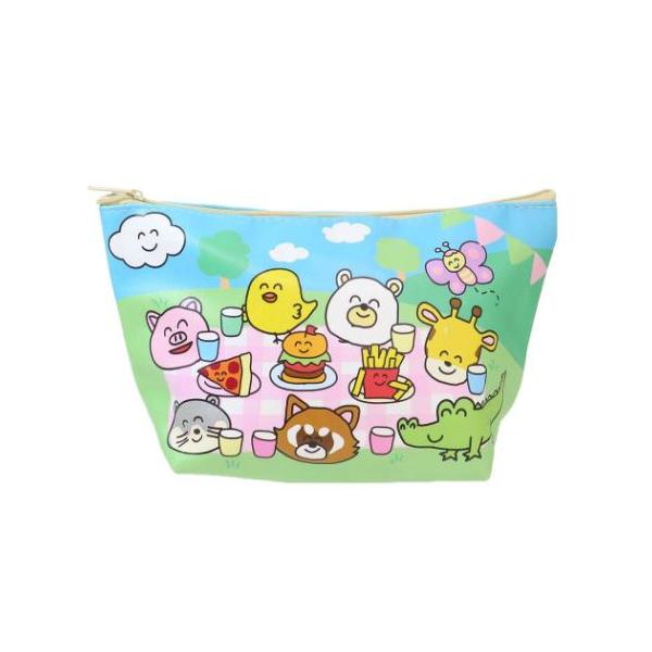 「メール便可」「コスメポーチその他」 おえかきさん グッズ コスメポーチ 化粧ポーチ PUレザーポーチ いろいろなどうぶつさん 人気のおえかきさんシリーズにかわいいPUレザーポーチ登場 毎日が楽しくなるキュートなZAKKAシリーズ こちらは...