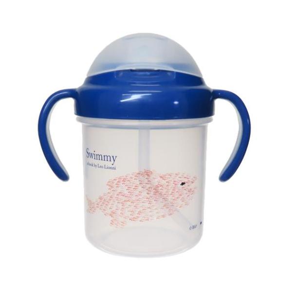 「ベビーその他」 水筒 レオレオニ ストローマグ SWIMMY 大西賢製販 赤ちゃん用コップ レオ レオニの可愛いベビー雑貨シリーズ スイミー フレデリックでおなじみアメリカの人気絵本作家[Leo Lionni/レオ レオニ]グッズにまたま...