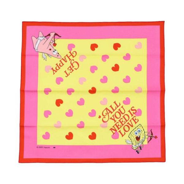 「ランチクロス」 スポンジボブ キャラクター ランチクロス お弁当箱ナフキン HEART ANGEL 大西賢製販 スポンジボブのHEART ANGELランチ雑貨シリーズ 大人気[スポンジボブ]グッズにまたまた可愛いnewアイテム登場こちらは...
