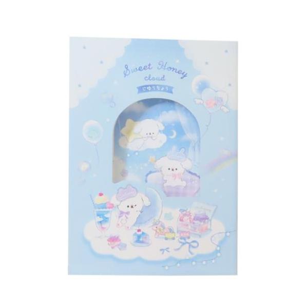 「自由帳」 自由帳 窓あきダイカット自由帳 スイートハニークラウド クーリア 新学期準備文具 窓からのぞく中表紙がカワイイ自由帳 毎日が楽しくなるキュートなステーショナリーシリーズこちらは定番アイテム[ダイカット自由帳]中面は白無地タイプで...