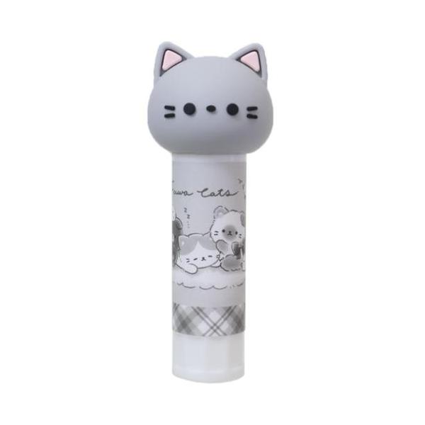 「のり はさみ」 糊 おててこれくしょん Otete Collection マスコット付きスティックのり ふわキャッツ 新学期準備文具 小学生 中学生 高校生 かわいい とってもキュートなにゃんこのおててステーショナリー 毎日が楽しくなるキ...