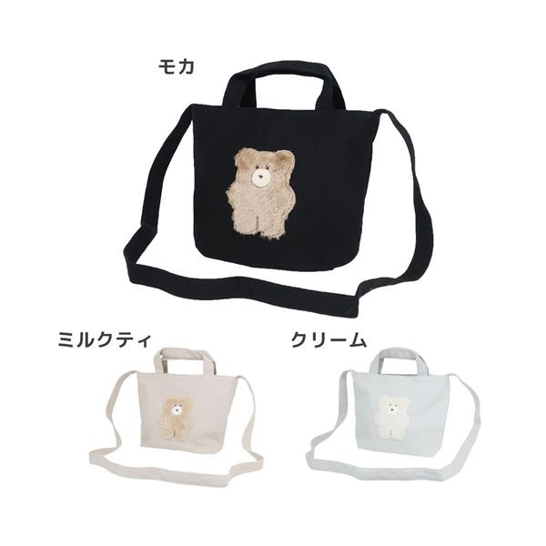 「ショルダーバッグ」 ショルダー付き ミニトートバッグ モコモカ ミニショルダーバッグ クーリア グッズ 肩掛け＆手提げ両方使える便利でかわいいミニトート ホッとしたときにあらわれるくまのようなふしぎな生き物[モコモカ/mocomocha]...