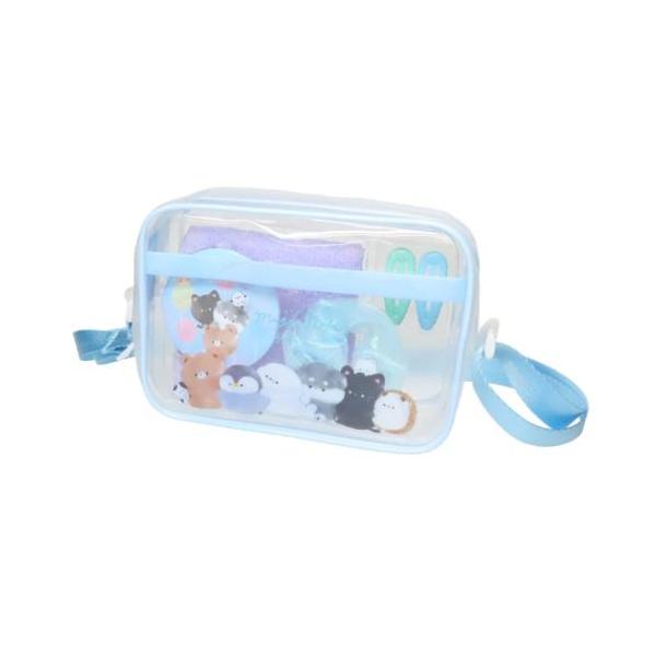 「ショルダーバッグ」 キッズ ショルダーバッグ タイニーコスメバッグセット むぎゅっとふれんず クーリア ヘアアクセ ミニタオル 手鏡 バッグとしても使える！カワイイが詰まったコスメバッグセット 毎日が楽しくなるキュートなZAKKAシリーズ...