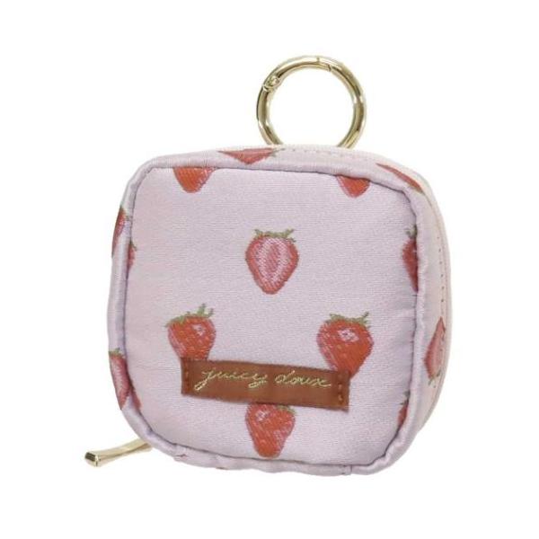 「ミニポーチ クリアポーチ」 ミニポーチ ジューシードゥー ミニポーチ クーリア イチゴ 織り グッズ いちごデザインがかわいいjuicy deuxシリーズ 毎日が楽しくなるキュートなZAKKAシリーズこちらは鍵やイヤホン等の小物を入れるの...
