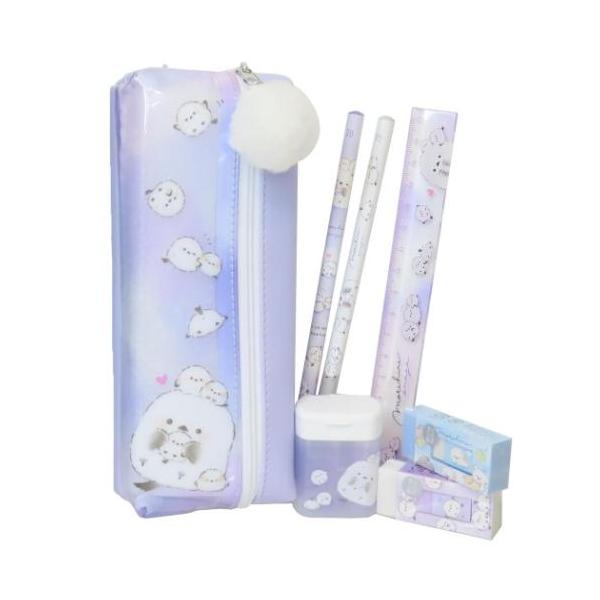 「文房具セット」 文具セット もっちりず 7点文房具セット もっちりえなが クーリア 新学期準備文具 入学新学期にぴったりな文具7点セット 新学期にぴったりな可愛らしいステーショナリーシリーズこちらは大好評の文具がパックになった[文房具7点...