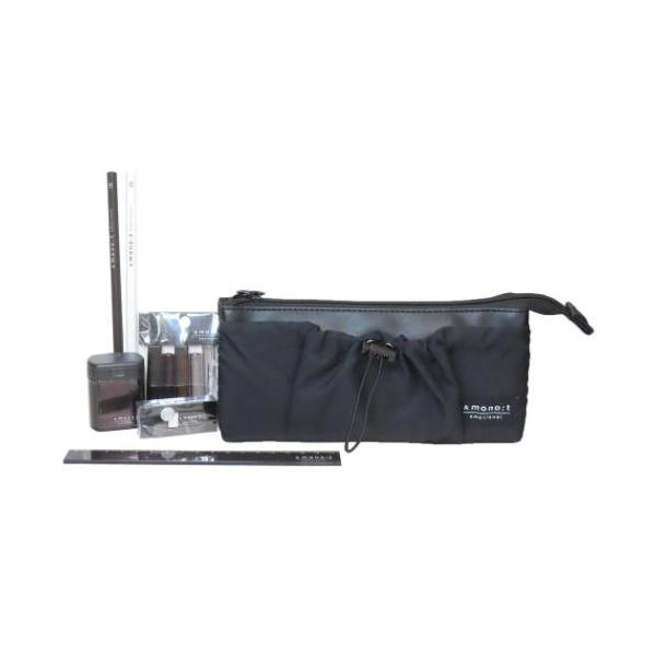 「文房具セット」 7点文房具セット アンドモノトーン 文具セット クーリア ブラックA グッズ 入学新学期にぴったりな文具7点セット 新学期にぴったりな可愛らしいステーショナリーシリーズこちらは大好評の文具がパックになった[文房具7点セット...