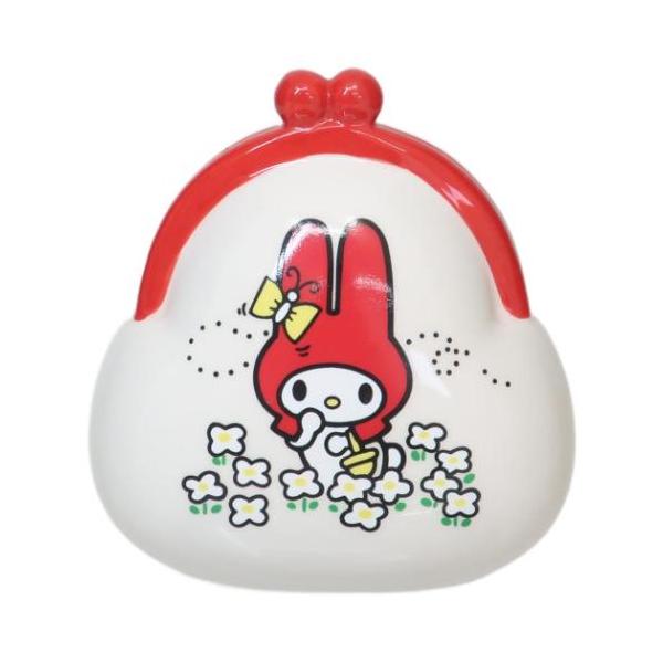 「貯金箱」 マイメロディ がまぐち貯金箱 貯金箱 サンリオ キャラクター お気に入りの貯金箱ならいっぱいお金が貯まっちゃうかも  大人気サンリオキャラクターのキュートな雑貨シリーズこちらはとってもかわいいがまぐち型[貯金箱]インテリアとして...