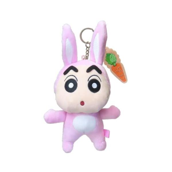 「マスコット」 クレヨンしんちゃん ぬいぐるみキーリング マスコット うさぎ なりきりアニマル アニメキャラクター カバンにつけて一緒におでかけしちゃおう 大人気アニメ[クレヨンしんちゃん]グッズにまたまた可愛いnewアイテム登場こちらはカ...