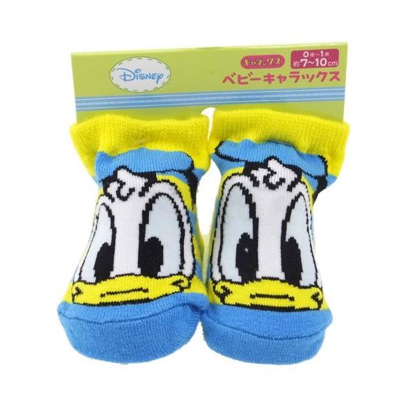 「disney_y」 「あすつく」「靴下」ドナルドダック ストライプ ベビーソックス 新生児はじめての靴下/ディズニー/ベビーキャラックス/0-1歳用/通販/大ヒット商品「キャラックス」にBABY用が誕生 かわいいかわいい赤ちゃんにはじめて...