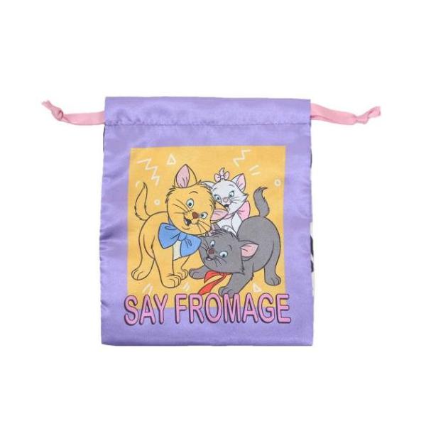 「巾着袋」 おしゃれキャット グッズ 巾着袋 キャラクター リボン巾着 スマイル ディズニー 小物の収納に便利なきんちゃくポーチ 大人気ディズニーキャラクターグッズにまたまた可愛いnewアイテム登場こちらは小物を可愛く収納できる[巾着ポーチ...