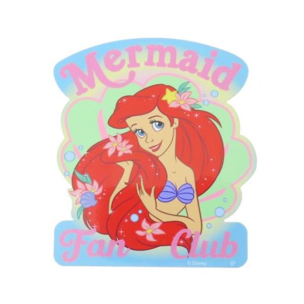 「ステッカー：キャラクター」 リトルマーメイド アウトドアステッカー ビッグシール アリエル マーメイド ディズニープリンセス キャラクター グッズ 車やバイク、カバンやステーショナリーなどいろんなトコに… 大人気ディズニーキャラクターグッ...