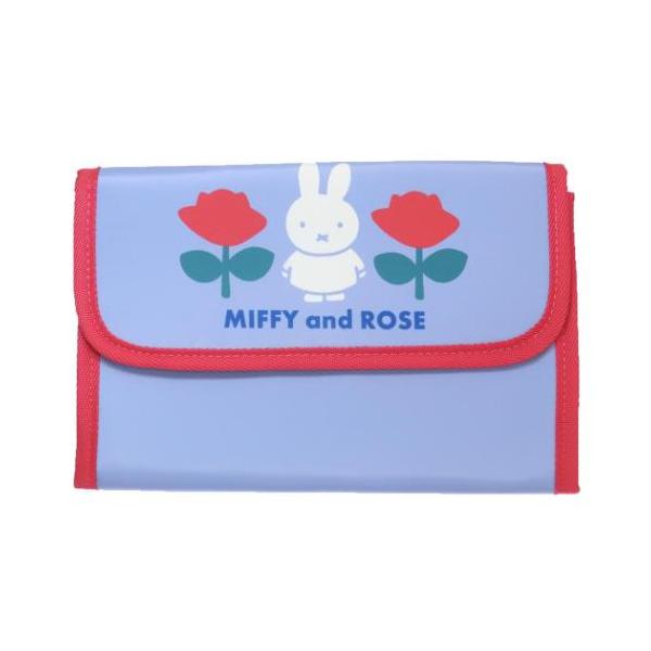 「母子手帳ケース」 ミッフィー 母子手帳ケース じゃばらマルチポーチ MIFFY and ROSE BL ディックブルーナ スモールプラネット お出かけの際、さっと持ち出せる便利な万能ポーチ ディックブルーナの人気絵本[miffy/ミッフィ...