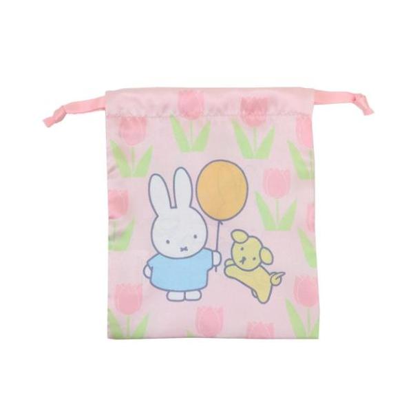 「巾着袋」 ミッフィー グッズ 巾着袋 絵本キャラクター リボン巾着 チューリップ ディックブルーナ 小物の収納に便利なきんちゃくポーチ ディックブルーナの人気絵本[miffy/ミッフィーちゃん]グッズにまたまた可愛いnewアイテム登場こち...