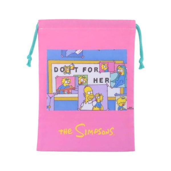 「巾着袋」 シンプソンズ キャラクター 巾着袋 きんちゃくポーチ Do it for her スモールプラネット 小物の仕分けに使いやすいかわいい巾着ポーチ 日本でも人気の高いアメリカ発のコメディアニメ[The Simpsons]グッズにま...
