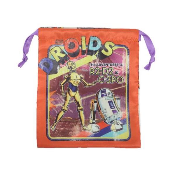 「巾着袋」 スターウォーズ 巾着袋 リボン巾着 きんちゃくポーチ DROIDS STAR WARS スモールプラネット 小物の収納に便利なきんちゃくポーチ SF映画の金字塔[STAR WARS]グッズにまたまた可愛いnewアイテム登場こちら...