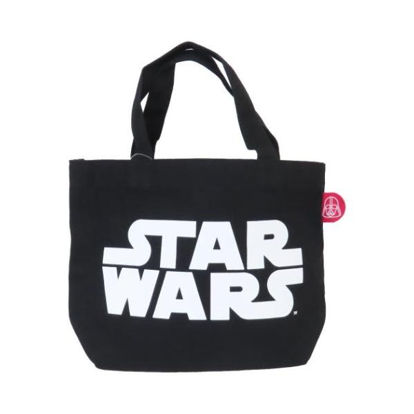 「ランチトート」 スターウォーズ キャラクター ランチバッグ カラーマチ付バッグ ロゴ BK STAR WARS グッズ お弁当入れやワンちゃんのお散歩などに使えるマチ付きバッグ SF映画の金字塔[STAR WARS]グッズにまたまた可愛い...