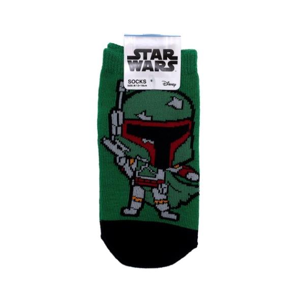 「メール便可」「靴下：キッズ」 スターウォーズ 子供用 靴下 キャラクター グッズ キッズ ソックス ボバフェット ポップ STAR WARS 元気でおしゃまなキッズのお洒落は足元から… STAR WARS SAGAのラストを締めくくる「S...