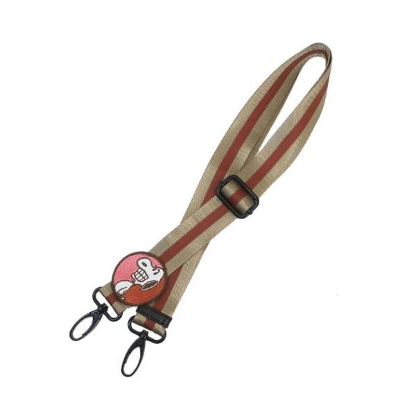「ショルダーバッグ」 スヌーピー キャラクター ショルダー紐 IP.WR.Strap.Peanuts-0G ショルダーストラップ Beige ピーナッツ かわいいショルダーストラップが登場 大人気[PEANUTS/SNOOPY]グッズからま...