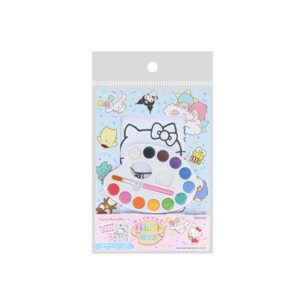 「知育玩具」 塗り絵 サンリオキャラクターズ ぬってかざれる パレットぬりえ サンリオ サンスター文具 ぬってたのしい かざってうれしい パレット付きのぬりえ 大人気サンリオキャラクターグッズにまたまた可愛いnewアイテム登場こちらはぬって...