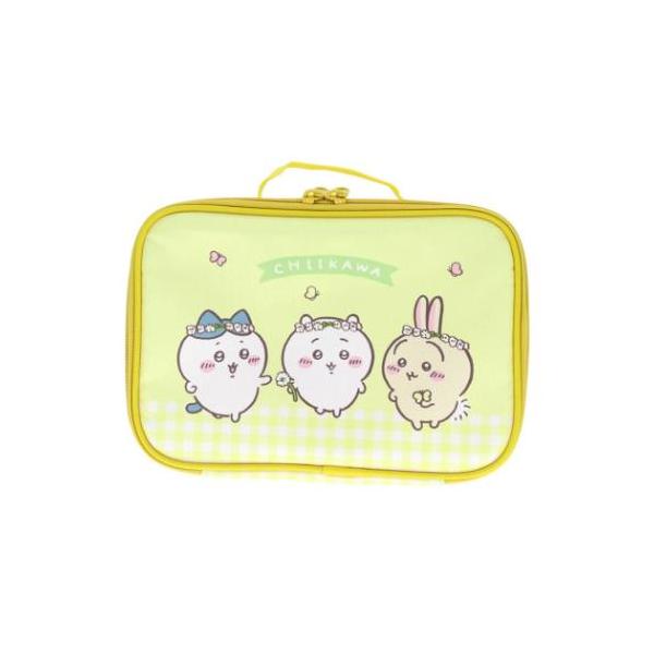 「バッグその他」 ちいかわ おかたづけバッグ 文房具ケース キャラクター サンスター文具 ちいかわの幼児向けアイテムシリーズ ちいかわ ハチワレ うさぎ達の何気ない日常を描いたX(旧：Twitter)に投稿される漫画が大人気イラストレーター...