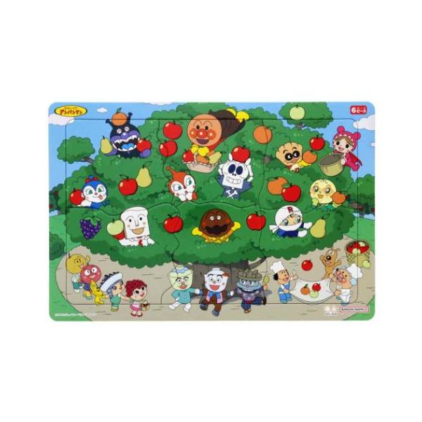 「知育玩具」 アンパンマン グッズ 知育玩具 アニメキャラクター ハッピーロッピーパズル6ピース ケース付きB4パズル アンパンマンとたわわのき アンパンマンのたのしいパズルシリーズ 親子3世代、男女問わずに愛される[それいけ！アンパンマン...