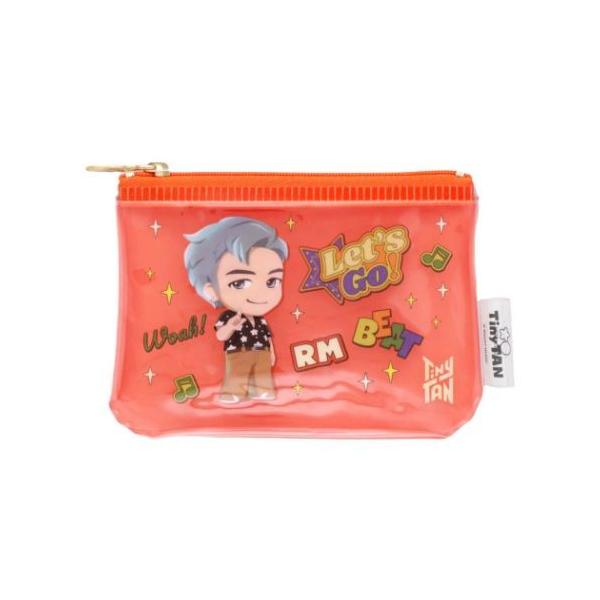 「メール便可」「ミニポーチ クリアポーチ」 タイニータン ミニポーチ TinyTAN クリアポーチ キャラクター RM サンスター文具 小物を入れるのにちょうど良い中身の見えるミニポーチ 世界中で大人気[TinyTAN/タイニータン]商品に...