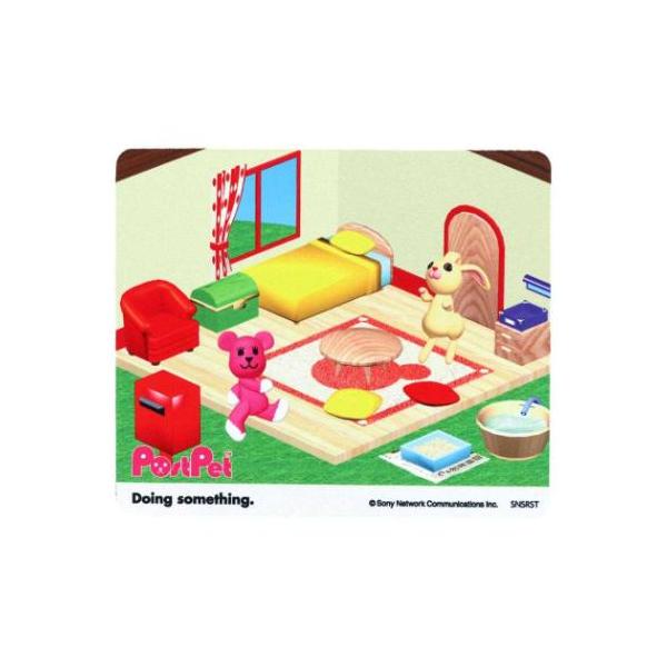 「パソコン周辺アクセ」 PostPet ダイカットマウスパッド PCアクセ 部屋 キャラクター グッズ 平成レトロな愛玩電子メールソフトPostPet 1997年「ピンクのクマがメールを運ぶ」というキャッチフレーズと共に誕生した[PostP...