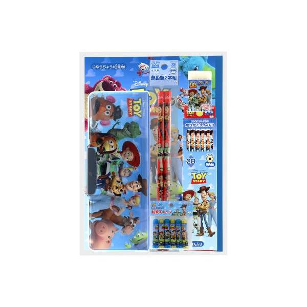 「文房具セット」 トイストーリー 文具セット ディズニー 文房具セット キャラクター 入学お祝いにもぴったり 可愛くておトクな学用品SET 入学 新学期準備文具にぴったりのキュートなステーショナリーシリーズこちらはお揃いデザインの文房具が7...