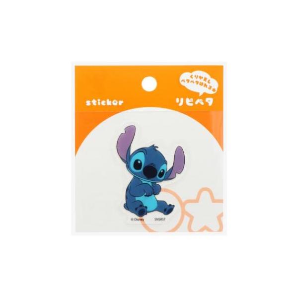 「ステッカー：キャラクター」 リロ＆スティッチ キャラクター ステッカー リピペタ スティッチ ディズニー グッズ くりかえしペタペタ貼れる 大人気ディズニーキャラクターグッズにまたまた可愛いnewアイテム登場こちらは繰り返し使える[リピペ...